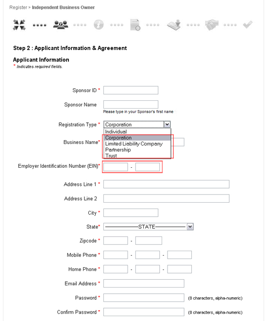 eCosway Independent Business Owner (IBO) Online Registration Guide